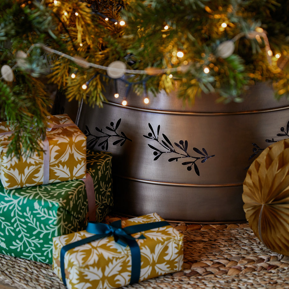 Christmas Tree Basket Skirts | Seagrass Tree Skirt – Ivyline