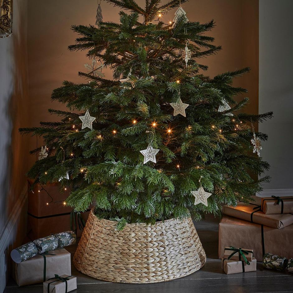 Christmas Tree Basket Skirts | Seagrass Tree Skirt – Ivyline