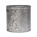 Indoor Christmas Tree Bucket with Star in Galvanised Steel – Ivyline