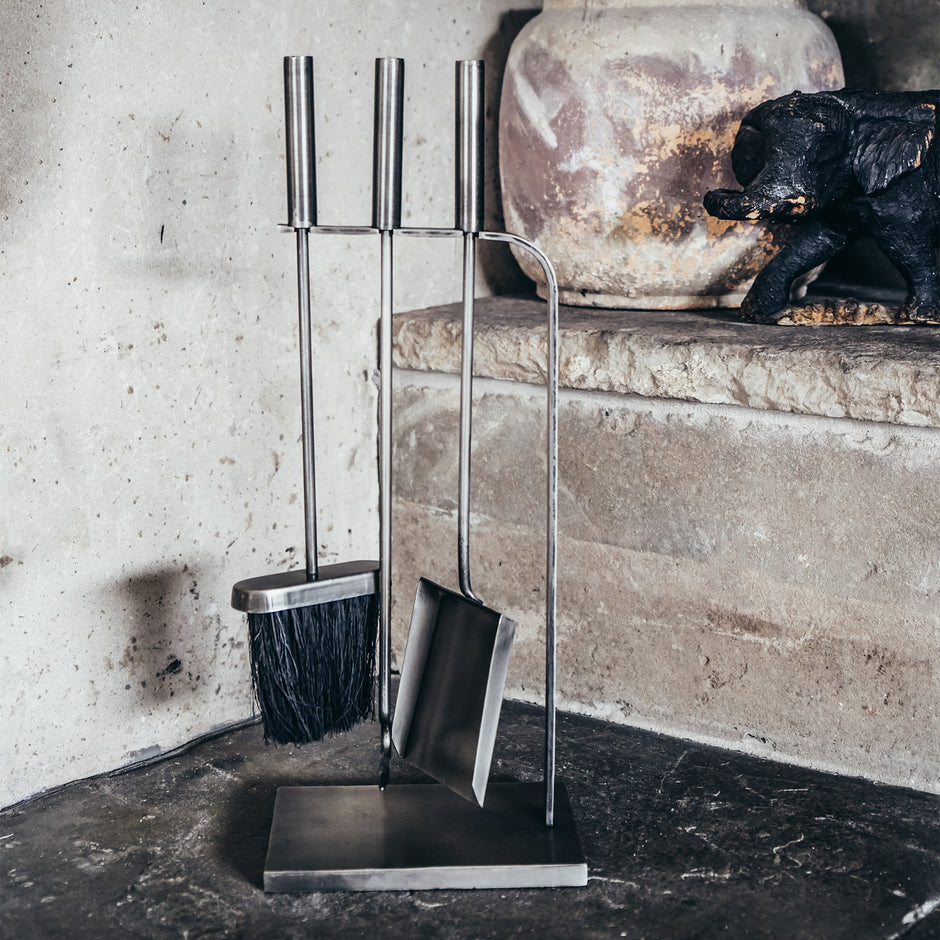 Fireside accessories, companion sets and log storage - Ivyline